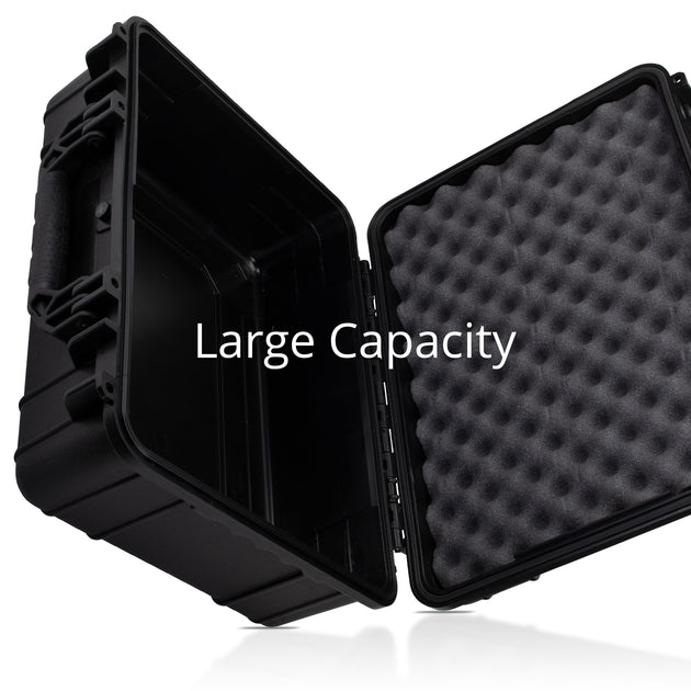 Condition 1 Waterproof Storage Hard Case, 20" Large, Black | Davipro